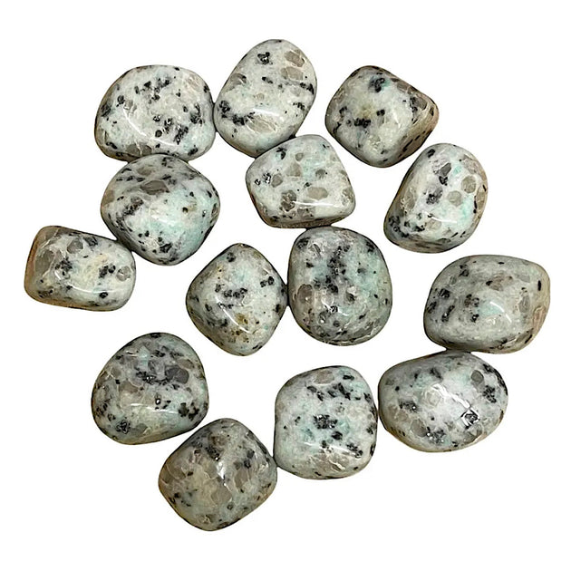 Kiwi Jasper Tumbled Stone – Shooting Star Cornwall